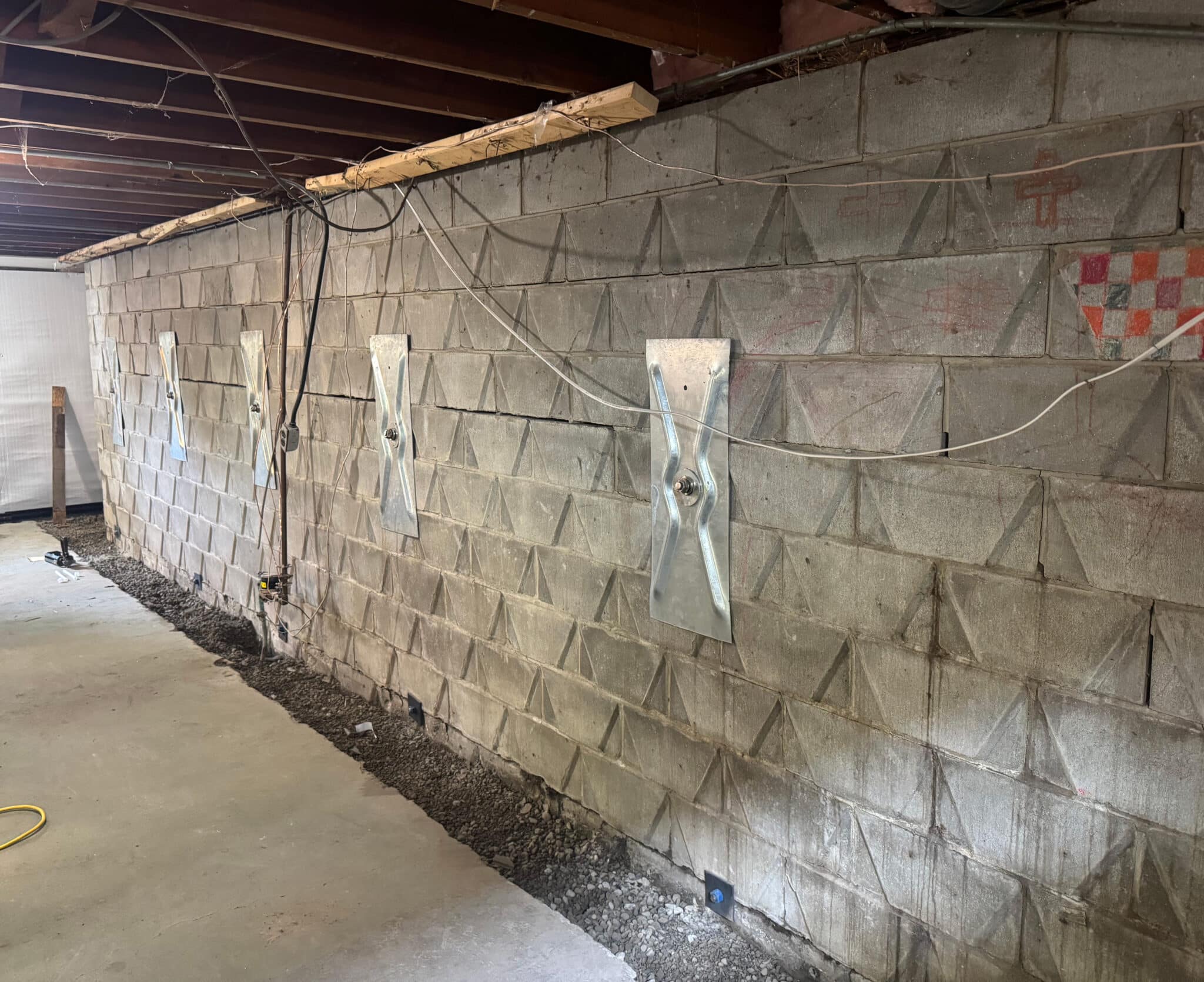 Wall Anchors - Bowed Wall Repair - SafeBasements of Minnesota, Inc